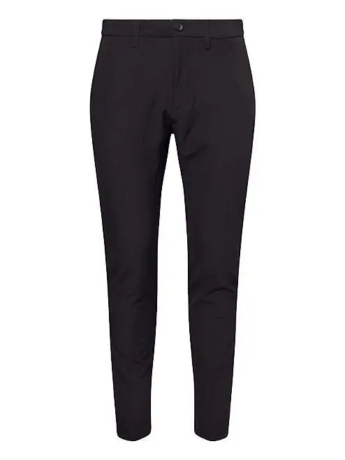 Hugo Boss Tapered Slim-fit Stretch-woven Trousers - Black
