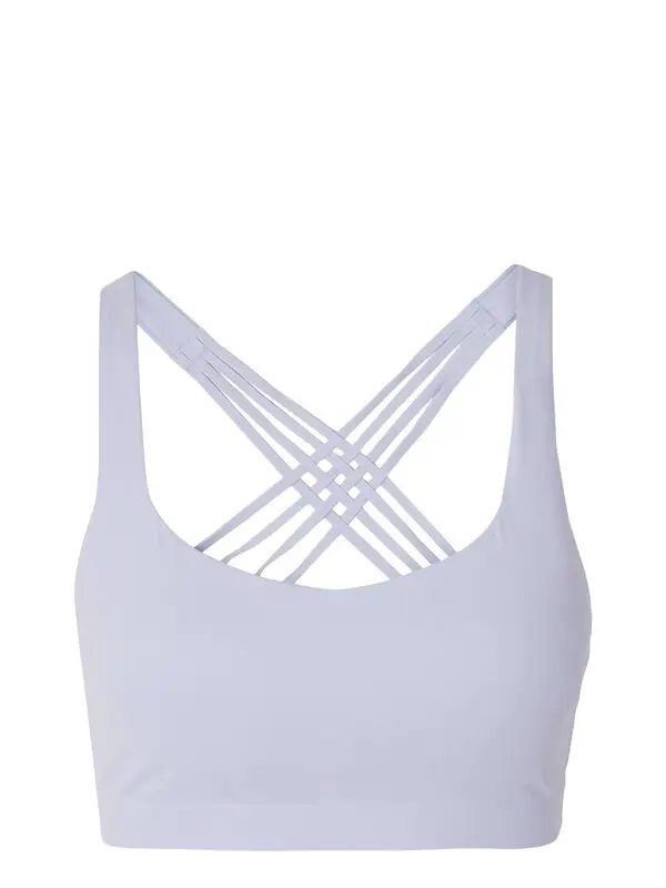 Lululemon Flexyflex Strappy Yoga Bra Light Support - Light Blue