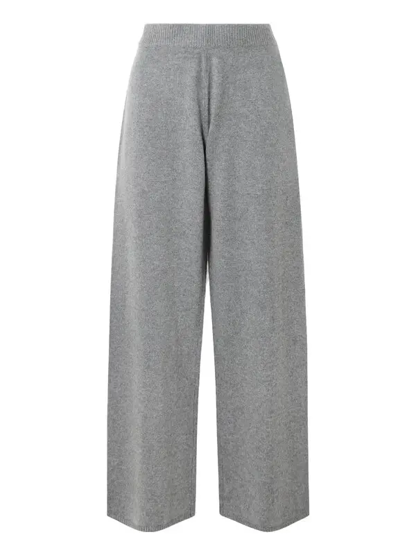 SKIMS Cashmere Wide-leg Pants - Gray