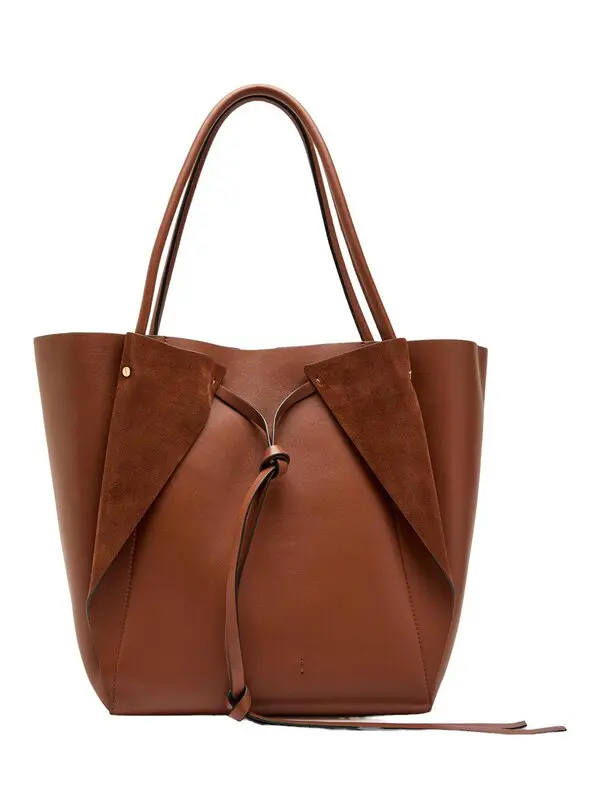 Gabriela Hearst Marija Leather Tote Bag - Tan