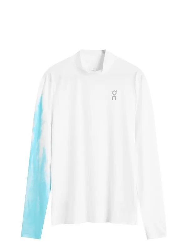 On Pace Long-sleeve T-shirt - White/horizon