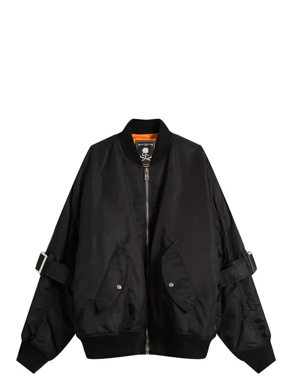 MASTERMIND WORLD Bontage Ma-1 Bomber Jacket - Black