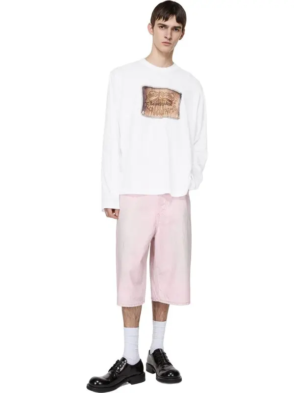 Acne Studios Printed Long-sleeve T-shirt - White