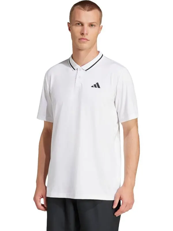 Adidas Club Tennis Climacool Piqué Polo Shirt - White