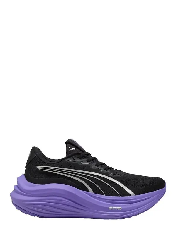 PUMA Magmax Nitro Athletic Sneakers - Puma Black/dark Amethyst