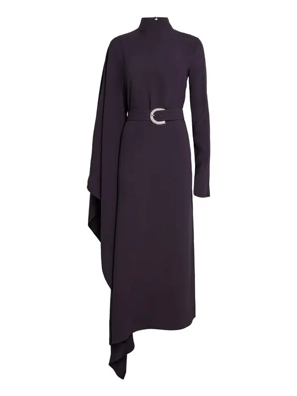 TALLER MARMO Crepe Tanning Kaftan - Black