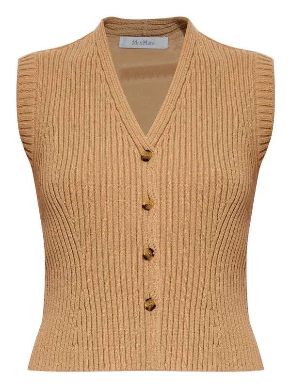 Max Mara Madre Vest - Beige