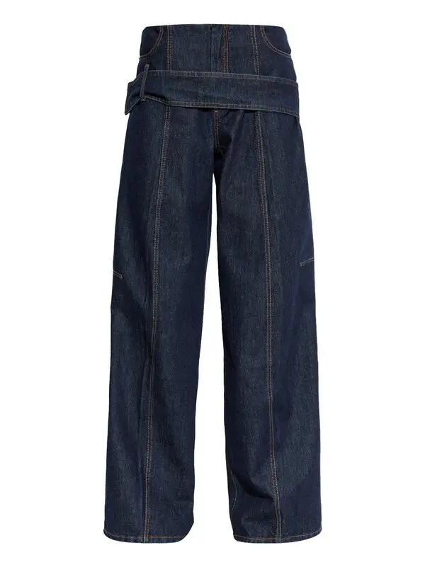 Sportmax Aia Bootcut Jeans - Navy Blue