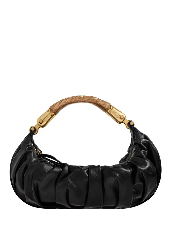 Balmain Ebene Medium Handbag - Black
