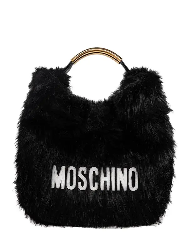 Moschino Soft Handbag - Black