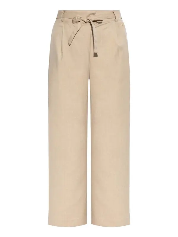 Add Trousers With Logo - Beige