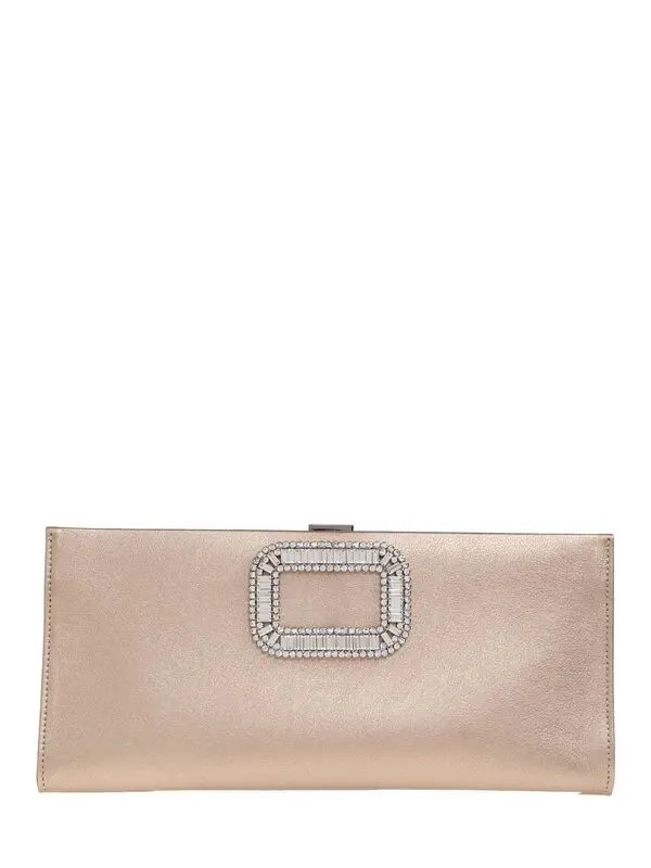 ROGER VIVIER Pilgrim Small Clutch - Gold