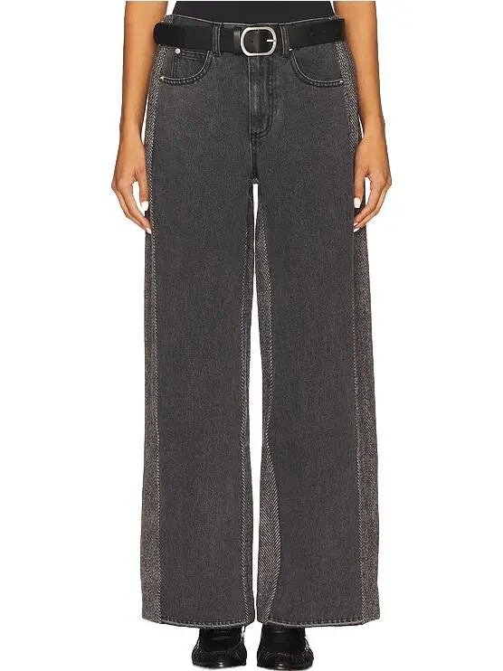 Sea Eleni Wide Leg Trousers With Belt - Grey