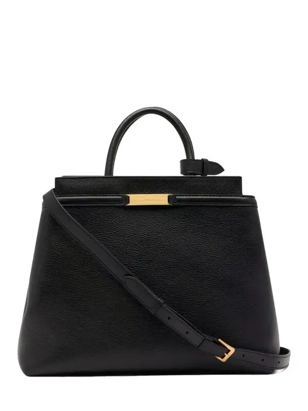 Bally Deco Leather Tote Bag - Black