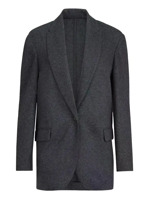 Brunello Cucinelli Long-sleeve Blazer - Grey