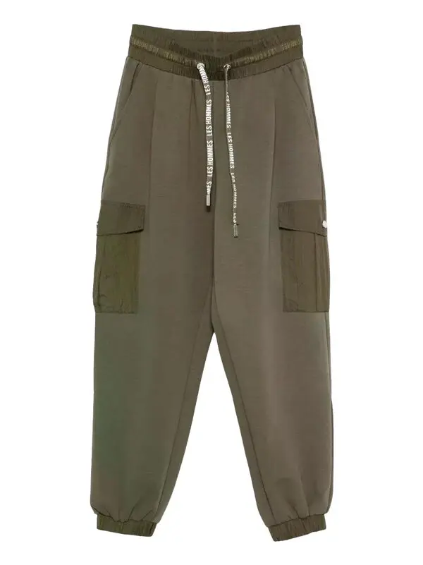 LES HOMMES Cargo-pocket Trousers - Green