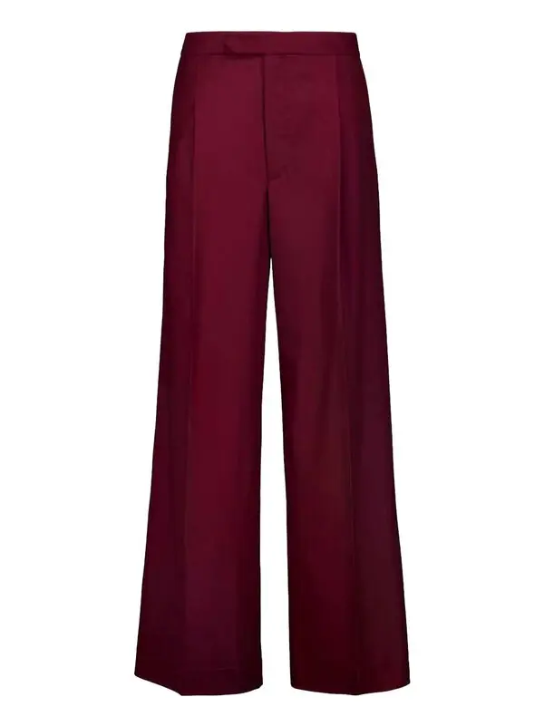 Zeus+dione Fractal Wool Trousers - Red