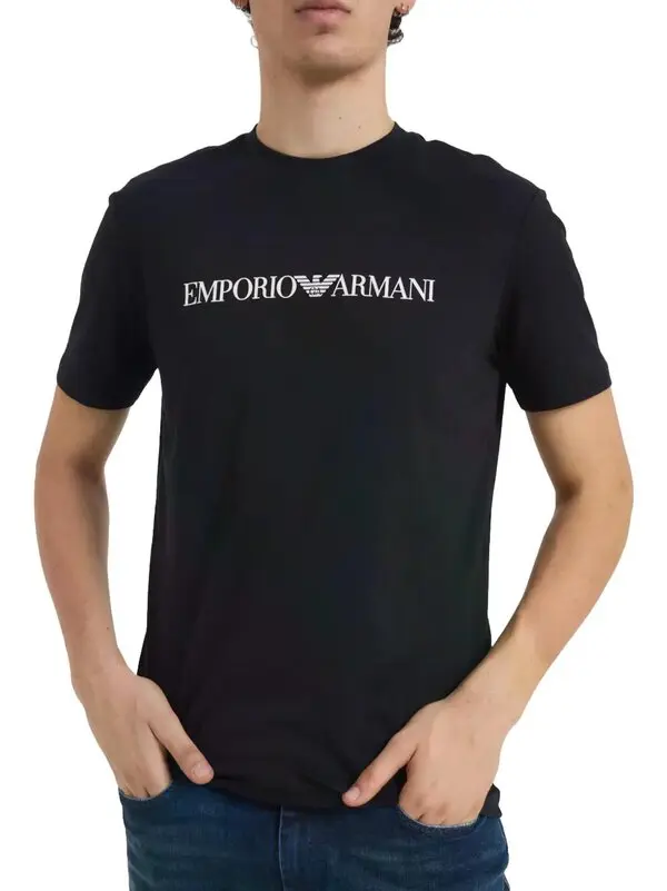 Emporio Armani Logo T-shirt - Black