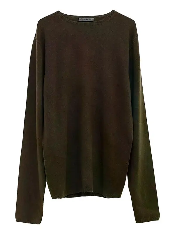 Denis Colomb Crew Neck Cashmere Sweater - Brown
