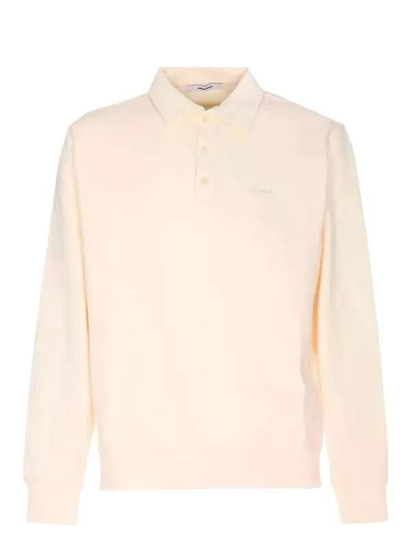 EDMMOND STUDIOS Embroidered Logo Polo Shirt - Neutrals