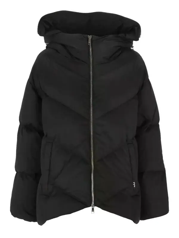 Add Hooded Zip Jacket - Black