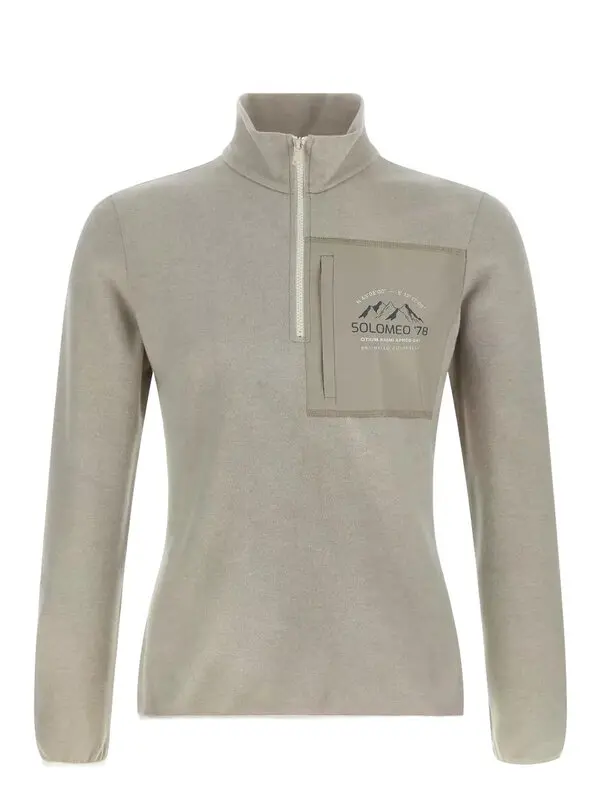 Brunello Cucinelli Half-zip Top - Neutrals