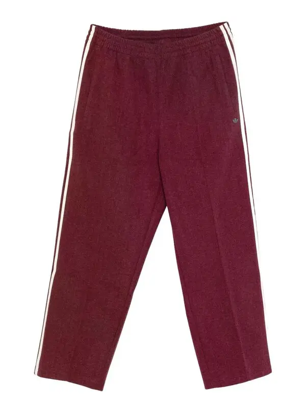 Adidas Premium Side-stripe Track Pants - Red