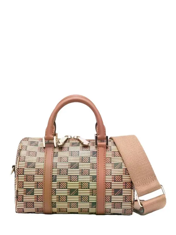 Moreau Patterned Tote - Brown