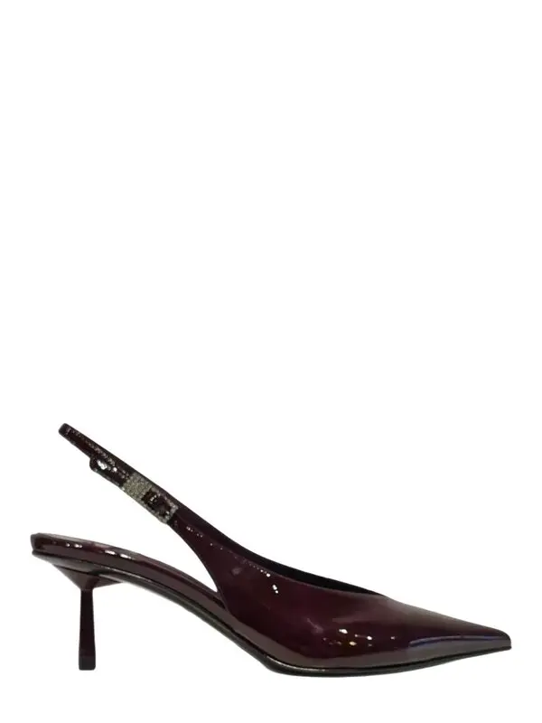 LE SILLA Pointed-toe Embellished Pumps - Red