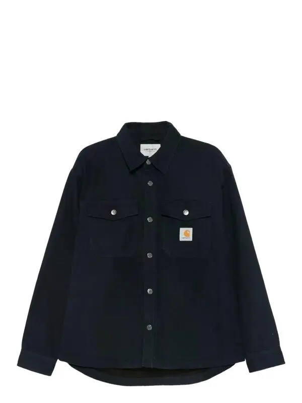 Carhartt Work In Progress Cotton Shirt Jacket - Blue
