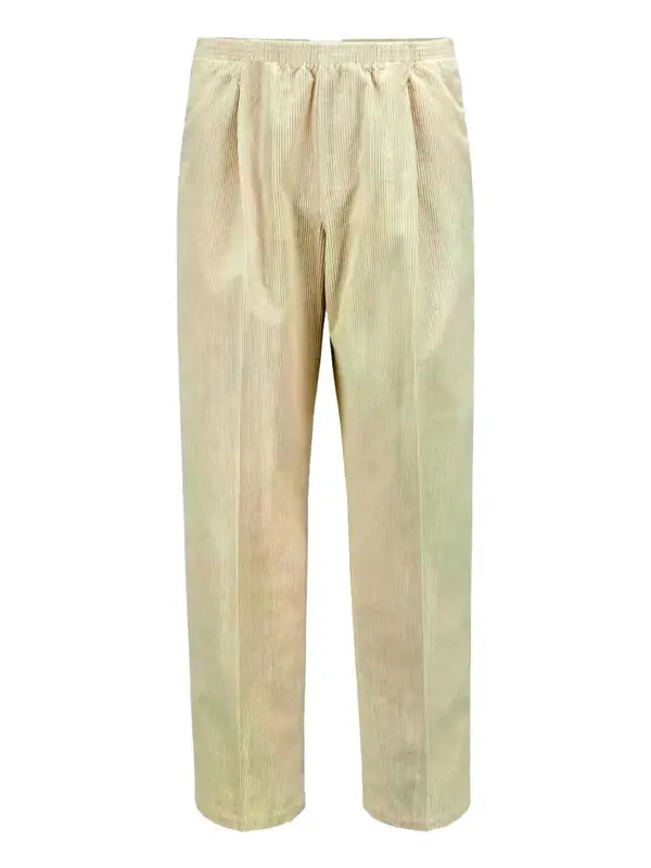 CELLAR DOOR Pleated Corduroy Trousers - Neutrals