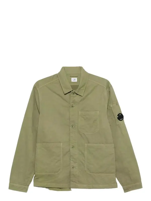 C.P. COMPANY Lens-detail Shirt Jacket - Green