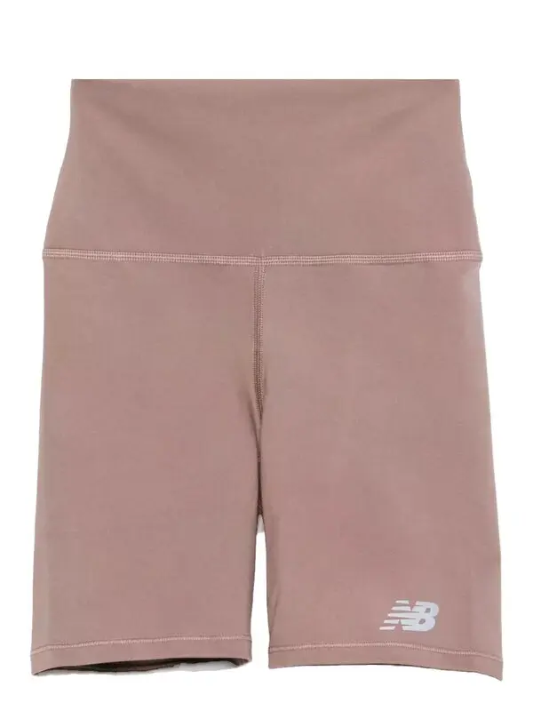 NEW BALANCE Logo-print Performance Shorts - Pink