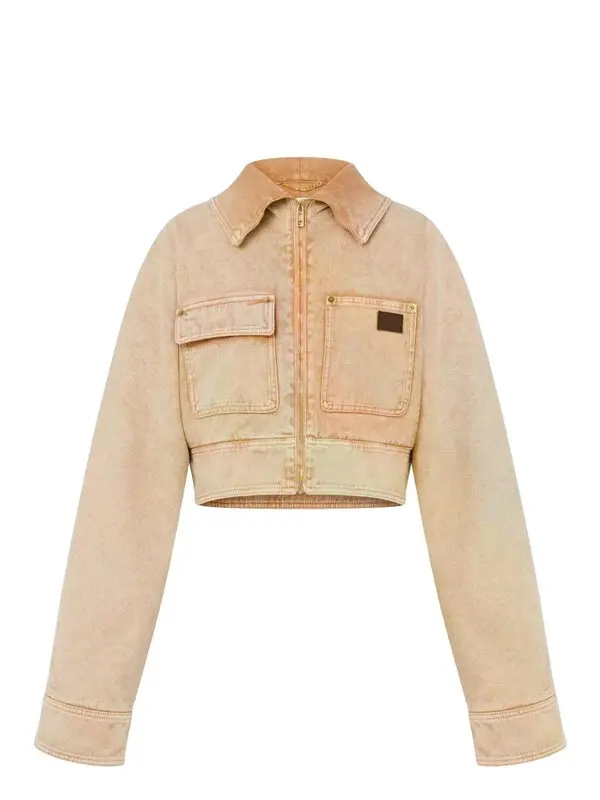 Moschino Cotton Patch-pocket Jacket - Neutrals