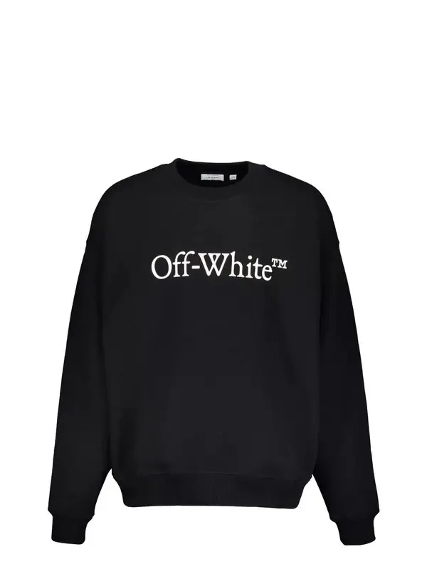 Off-White Logo Long-sleeve Sweatshirt - Black