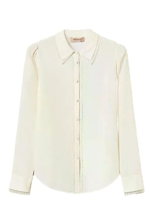 TWINSET Crepe De Chine Shirt - White