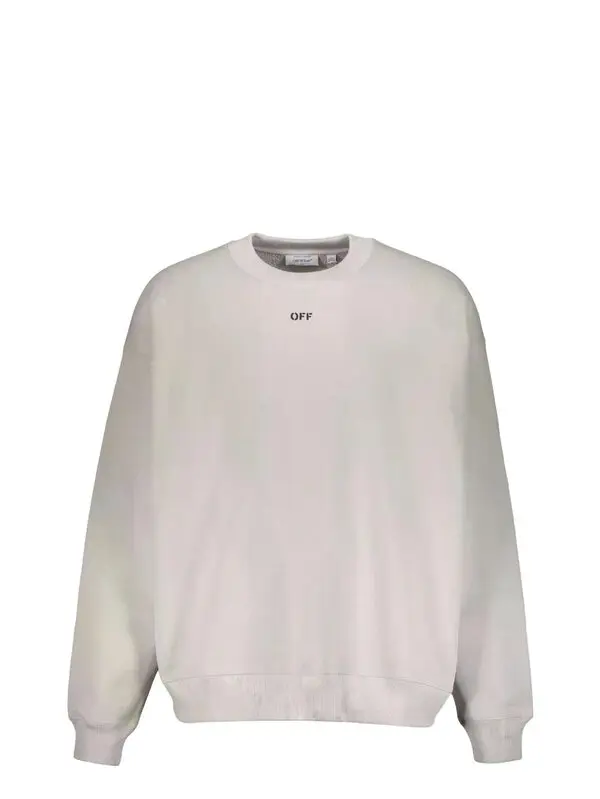 Off-White Printed Long Sleeve Sweatshirt - Neutrals