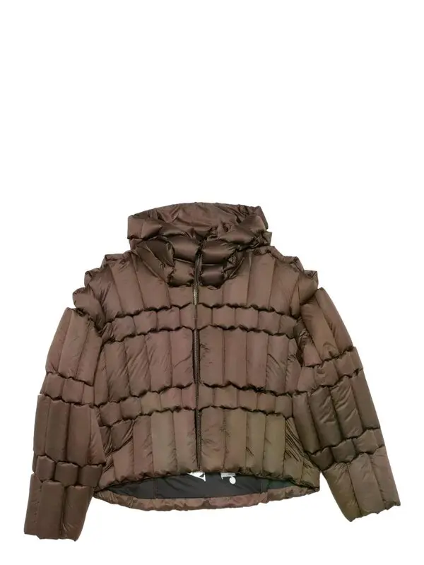 RAXXY Padded Hooded Jacket - Brown
