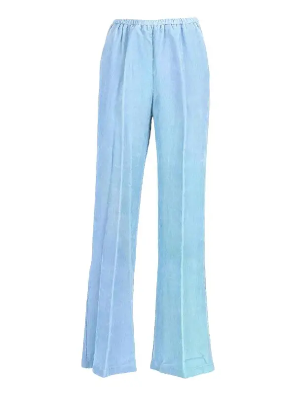 FORTE_FORTE Velvet Corduroy Trousers - Blue