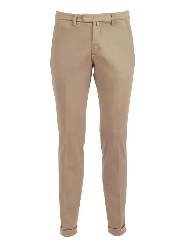 BRIGLIA 1949 Cuffed Trousers - Brown