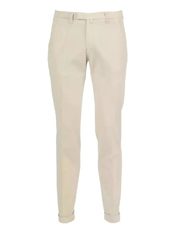 BRIGLIA 1949 Cuffed Trousers - Neutrals