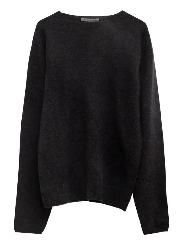 Denis Colomb Crew Neck Cashmere Sweater - Grey