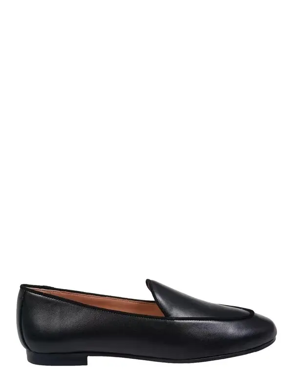 AQUAZZURA Panelled Loafers - Black