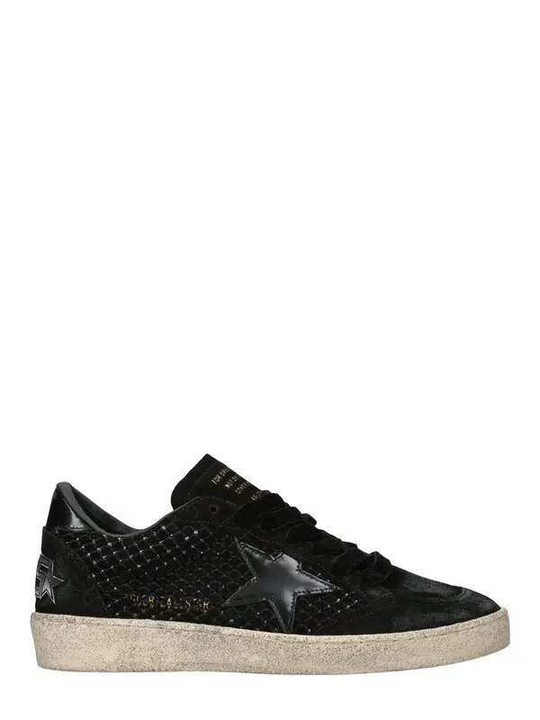 Golden Goose Ball Star Suede Sneakers - Black