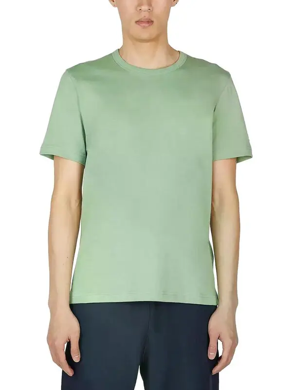 Champion Sleeve Logo Embroidery T-shirt - Green