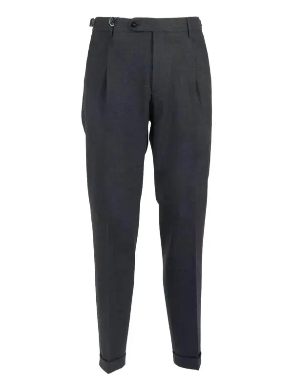 BERWICH Pleated-front Trousers - Grey