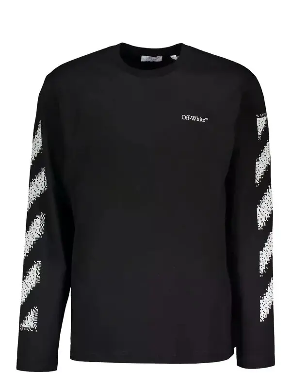 Off-White Long-sleeve Graphic T-shirt - Black