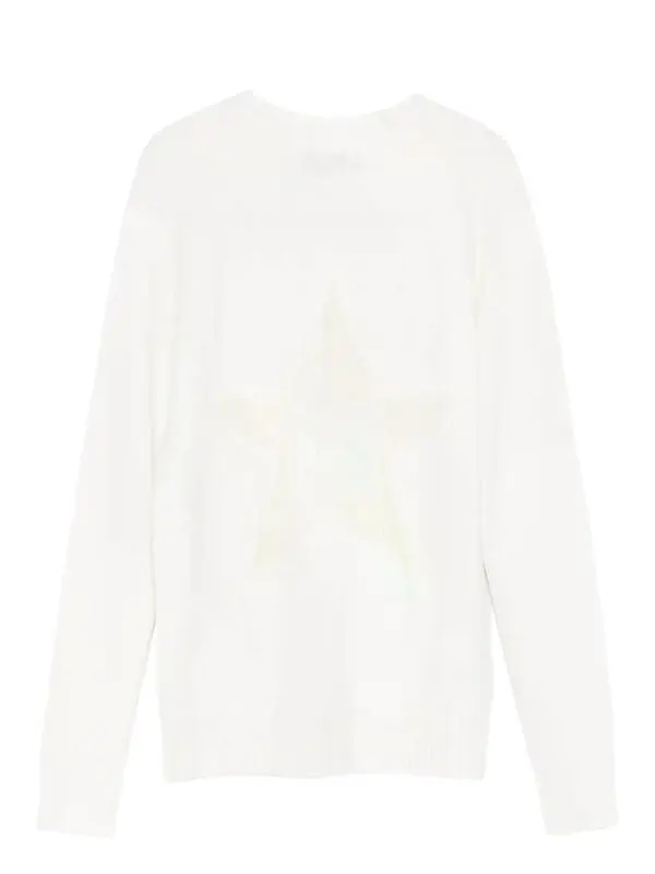 Lorena Antoniazzi Star-detail Pullover - White