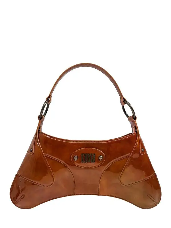 KNWLS Logo-lettering Shoulder Bag - Brown