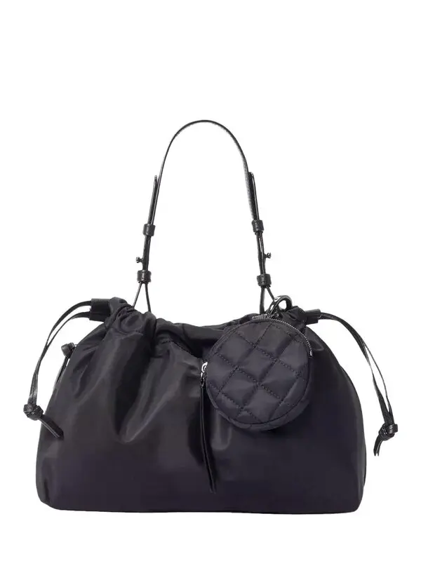 Mz Wallace Waverly Small Drawstring Shoulder Bag - Black